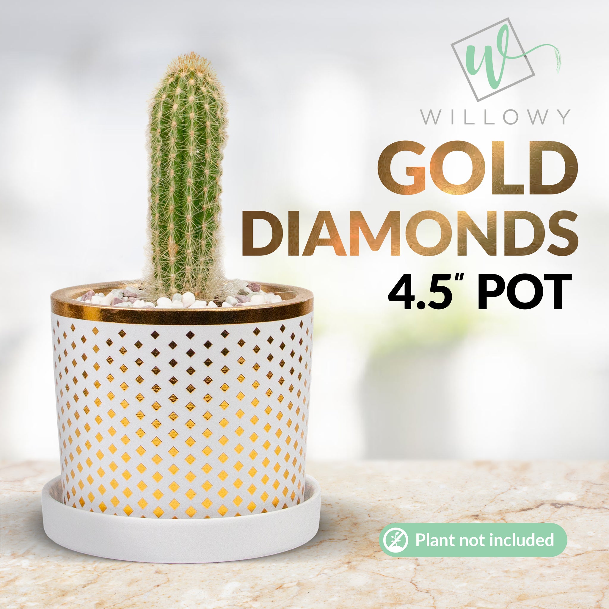 small gold pot